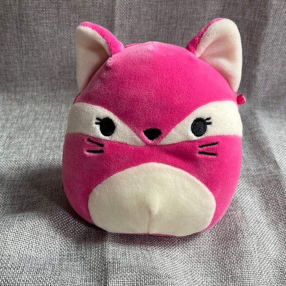 Kellytoy | Toys | Squishmallow Fifi The Fox 5 Plush Pink White Retired ...